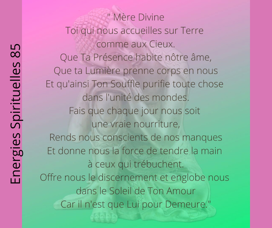 Prière à la Mère Divine ⋆ Energies Spirituelles 85